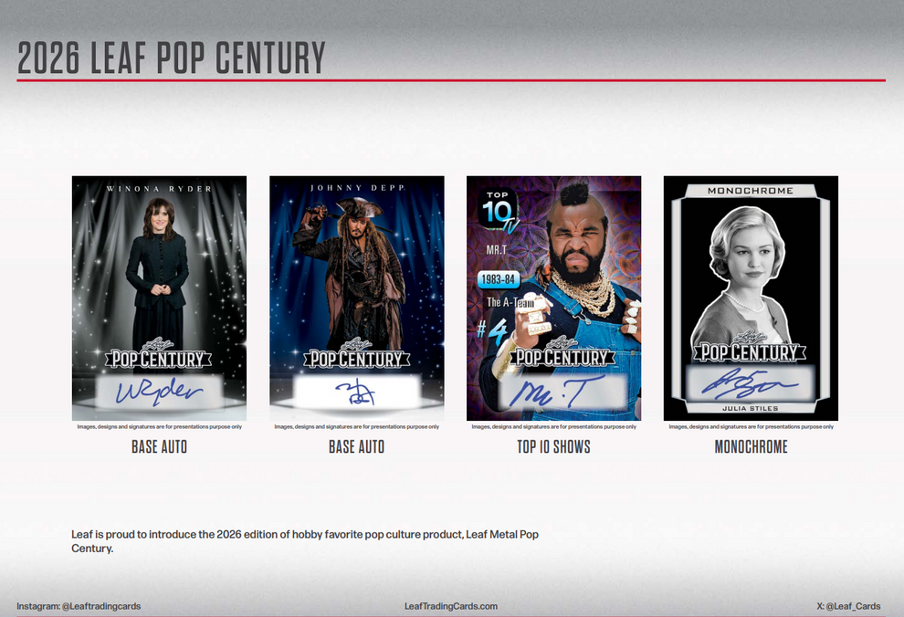 Leaf Pop Century Hobby Box (2026) – Legacy Comics LLC