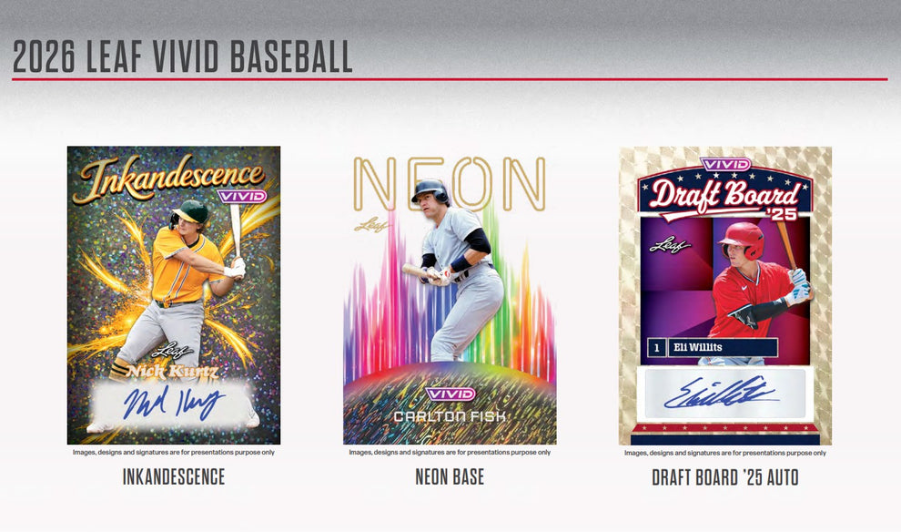 2026 Leaf Vivid Baseball Jumbo Hobby Box – Legacy Comics LLC